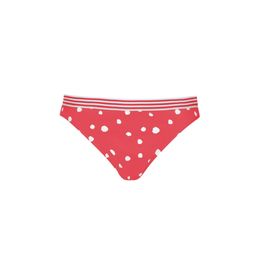 Vivid Bikini Bottom Damen Gr&ouml;&szlig;e L rot / offwhite
