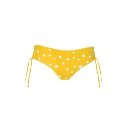 Vivid Bikini-Hose Damen Gr&ouml;&szlig;e S gelb / offwhite
