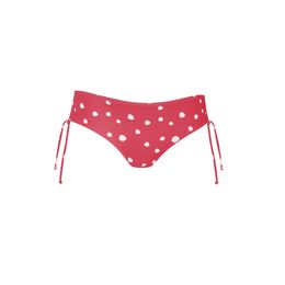 Vivid Bikini-Hose Damen Gr&ouml;&szlig;e M rot / offwhite