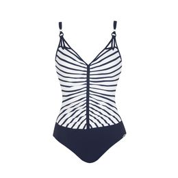 Sunflair Swimsuit female size XXXL Dark blue / White