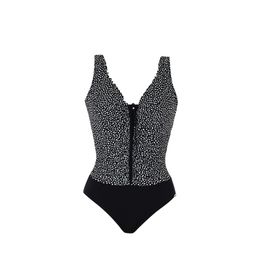 Sunflair Badeanzug Damen Gr&ouml;&szlig;e L schwarz / wei&szlig;