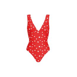 Vivid Badeanzug Damen Gr&ouml;&szlig;e S rot / wei&szlig;