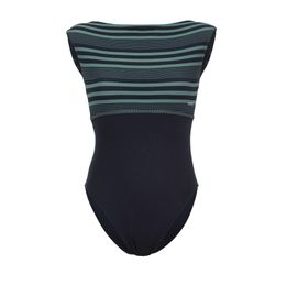 Vivid Badeanzug Damen Gr&ouml;&szlig;e L dunkelblau / gr&uuml;n