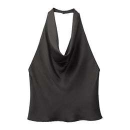 Pull&Bear Pull&bear Blusentop Damen Gr&ouml;&szlig;e XL schwarz