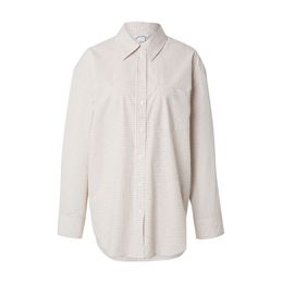 MONKI Bluse Damen Gr&ouml;&szlig;e S beige / wei&szlig;