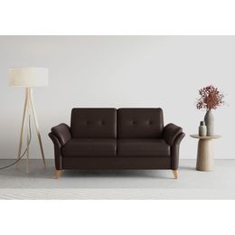 Sit & More 3-Sitzer SIT & MORE "G&ouml;teborg", braun (mocca), B:191cm H:90cm T:102cm, Sofas, inklusive Sitztiefenverstellung und Federkern