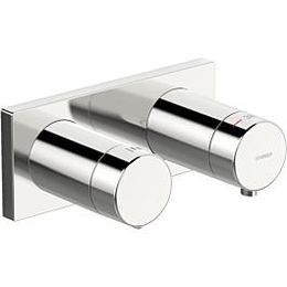 Hansa Hansaliving Fertigmontageset 44529583 chrom, UP-Thermostat-Batterie, mit Absperrventil
