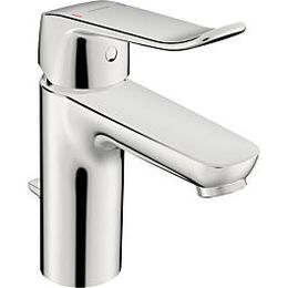Hansa Hansacare Waschtischarmatur 46012206 mit Ablaufgarnitur, mit Ablaufgarnitur, Hebel lang, Ausladung 114 mm, chrom