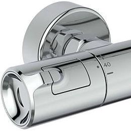 Ideal Standard Idealrain Brausekombination A7218AA Brausestange 90 cm, mit CeraTherm T50 Brausethermostat, verchromt
