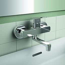 Ideal Standard CeraPlan Wand-Waschtischarmatur BD241AA Ausladung 148-153mm, verchromt