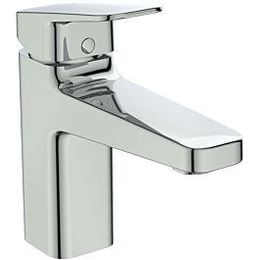 Ideal Standard CeraPlan Waschtischarmatur BD228AA Ausladung 124mm, verchromt, mit Metall-Ablaufgarnitur