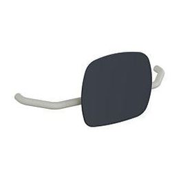 HEWI 801 Rückenstütze 801.51B907297 Wandabstand 230mm, matt, Lehne anthrazitgrau, lichtgrau