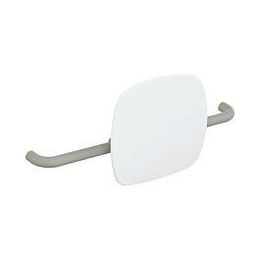 HEWI 801 Rückenstütze 801.51B906195 matt, Lehne signalweiß, felsgrau