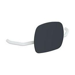 HEWI 801 Rückenstütze 801.51B907298 Wandabstand 230mm, matt, Lehne anthrazitgrau, signalweiß