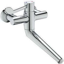 Ideal Standard CeraPlus 2 Wand-Waschtisch-Thermostat A6701AA absperrbar, DN 15, Ausladung 356 mm, chrom