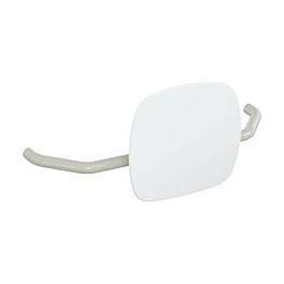 HEWI 801 Rückenstütze 801.51.907197 Wandabstand 230mm, Lehne signalweiß, lichtgrau