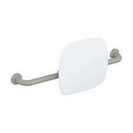 HEWI 801 Rückenstütze 801.51B916195 Wandabstand 150mm, matt, Lehne signalweiß, felsgrau