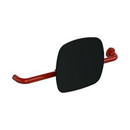 HEWI 801 Rückenstütze 801.51.9263R33 Wandabstand 150mm, Ausführung rechts, Lehne tiefschwarz, rubinrot