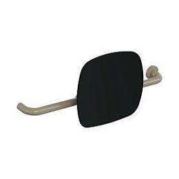 HEWI 801 Rückenstütze 801.51.9263R86 Wandabstand 150mm, Ausführung rechts, Lehne tiefschwarz, sand