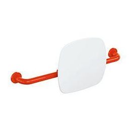 HEWI 801 Rückenstütze 801.51.916136 Wandabstand 150mm, Lehne signalweiß, koralle