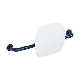 HEWI 801 Rückenstütze 801.51.916150 Wandabstand 150mm, Lehne signalweiß, stahlblau
