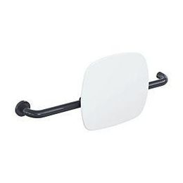 HEWI 801 Rückenstütze 801.51.9261L92 Wandabstand 150mm, Ausführung links, Lehne signalweiß, anthrazitgrau