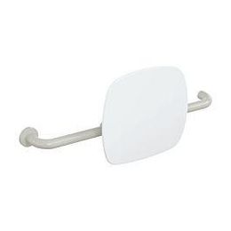 HEWI 801 Rückenstütze 801.51.9261L97 Wandabstand 150mm, Ausführung links, Lehne signalweiß, lichtgrau