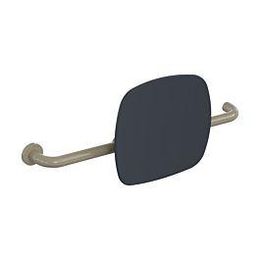 HEWI 801 Rückenstütze 801.51.9262L86 Wandabstand 150mm, Ausführung links, Lehne anthrazitgrau, sand