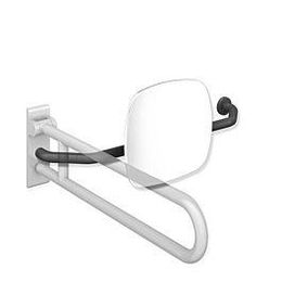 HEWI 801 Rückenstütze 801.51.9271R92 Wandabstand 230mm, rechts, Lehne signalweiß, anthrazitgrau