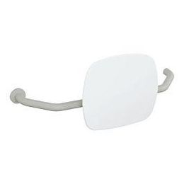 HEWI 801 Rückenstütze 801.51B9271L97 Wandabstand 230mm, rechts, matt, Lehne signalweiß, lichtgrau