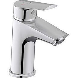 Duravit No. 1 Waschtischarmatur N11011002010 ohne Zugstangen-Ablaufgarnitur, Ausladung 100mm, Fresh-Start, chrom