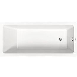 Duravit No.1 Basic Badewanne 700595000000000 rechteckig, 170x75cm, mit einer Rückenschräge, weiss