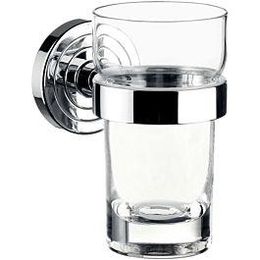 Emco Glashalter Polo chrom, Kristallglas klar