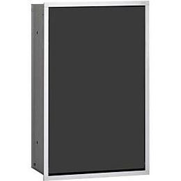 Emco Asis Modul 300 Abfallsammler 973227530 aluminium/schwarz, Unterputzmodell