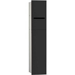 Emco Asis Modul 2.0 WC-Modul 975427551 schwarz, 170x811 mm, Anschlag links, Unterputz