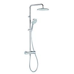 Kludi Freshline Duschsystem 670920500 chrom, mit Aufputz-Thermostat