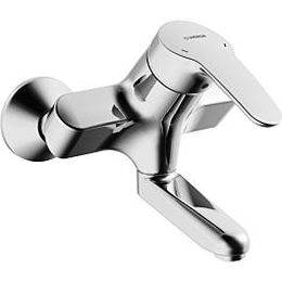 Hansa Waschtischarmatur Hansamix 01968283 chrom, Ausladung 171mm, schwenkbar, Wandmontage