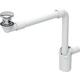 Geberit Waschbeckenablauf 152073211 Ø 32 mm, mit Aussenventilstopfen mit Druckbetätigung, hochglanz-verchromt