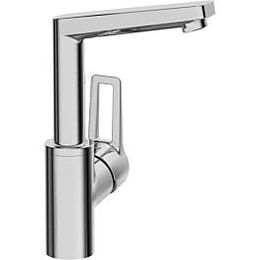 Hansa Waschtischarmatur Hansatwist 09552205 chrom, ohne Ablaufgarnitur, Ausladung 130mm
