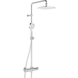 Hansa Hansamicra Duschsystem 44350230 verstellbare Brausestangehalterung, Ausladung 445-470mm, chrom