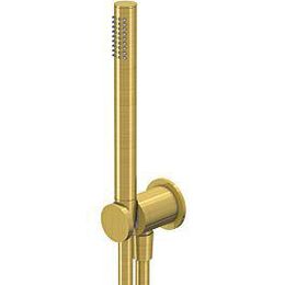 Steinberg Serie 340 Handbrausegarnitur 3401670BG mit Metall-Stabhandbrause, Brauseschlauch 1500mm, Brushed Gold