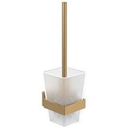 Villeroy & Boch Villeroy und Boch Elements Striking Toilettenbürstengarnitur TVA15201700076 94x340x118mm, Glas satiniert, mit WC-Bürste, brushed gold