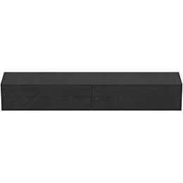 Ideal Standard Conca Waschtisch-Unterschrank T4335Y4 ohne Ausschnitt, 2 Auszüge, 240x50,5x37 cm, Eiche geflammt Furnier