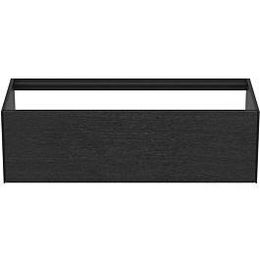 Ideal Standard Conca Waschtisch-Unterschrank T3933Y4 ohne Waschtisch-Platte, 1 Auszug, 120x50,5x36 cm, Eiche geflammt Furnier