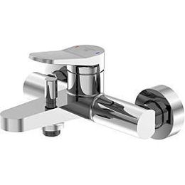 Steinberg Serie 340 Wannenarmatur 3401100 Aufputz, 1/2", mit automatischem Umsteller, Ausladung 110mm, chrom