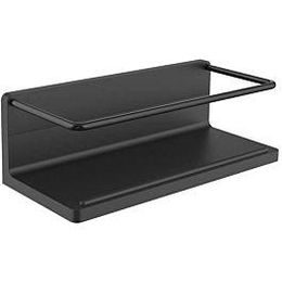 Emco Round Duschkorb 434513300 schwarz / schwarz, 225x75x100mm, Kunststoff, mit Metallreling