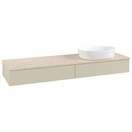 Villeroy & Boch Villeroy & Boch Antao Waschtischunterschrank 1600x190x500mm L16113HJ mit Beleuchtung mit Struktur FK/AP: HJ/3