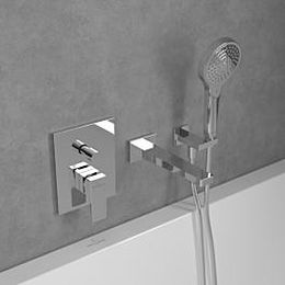 Villeroy & Boch Villeroy und Boch Unterputz-Armatur TVS12500300061 Architectura Square 150x190x54mm Chrom