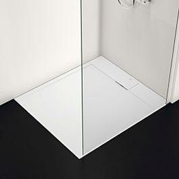 Ideal Standard Ultra Flat S i.life Rechteck-Brausewanne T5231FR 100 x 90 x 3,2 cm, carraraweiß