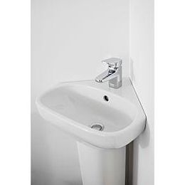 Ideal Standard i.life A Eck-Waschtisch T4516MA 45x41x15cm, mit Hahnloch und Überlauf, weiß Ideal Plus